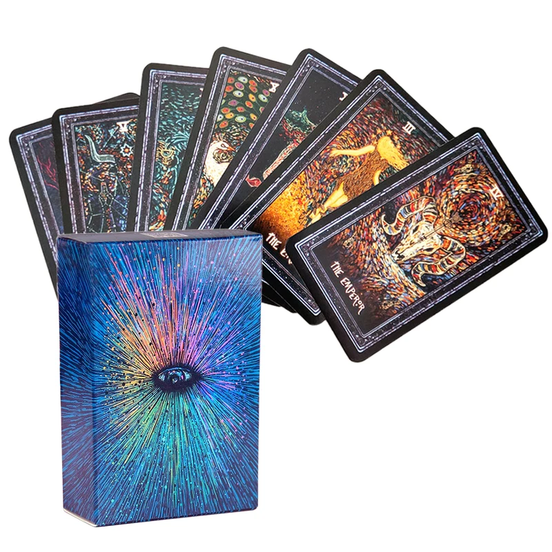 Prisma-Tarot-Cards-In-English-Letters-Family-Gathering-Board-Game-Cards ...