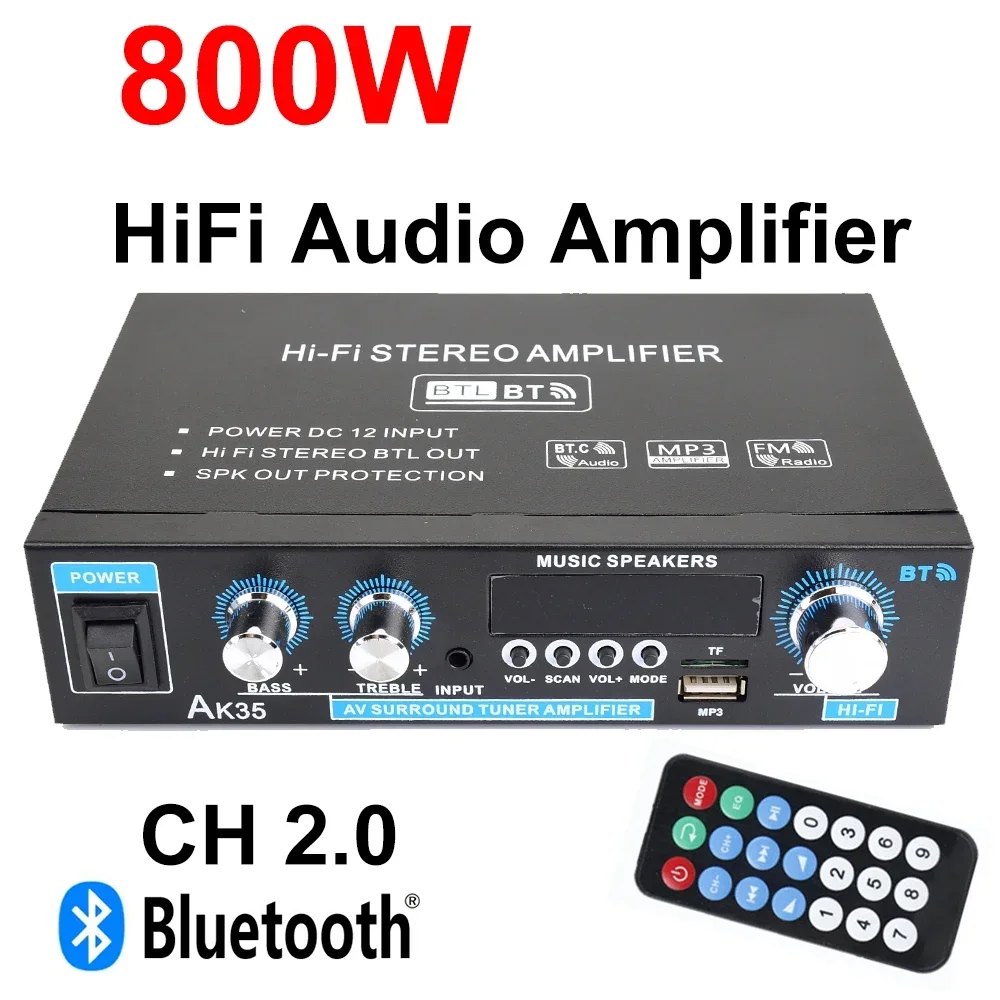 AK35-Power-Amplifier-Channel-2-0-Bluetooth-Bass-Amplifiers-Home-HIFI ...