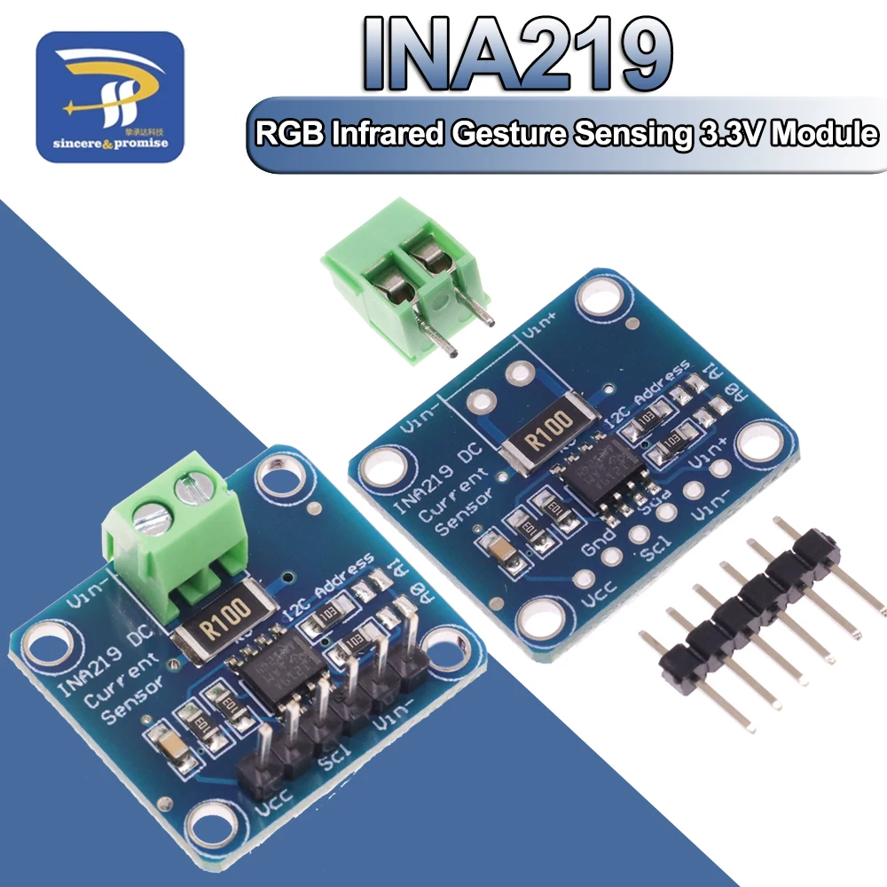 Sensor Iac INA219 GY-219 Bi-Directional DC – I2C Interface For Arduino ...