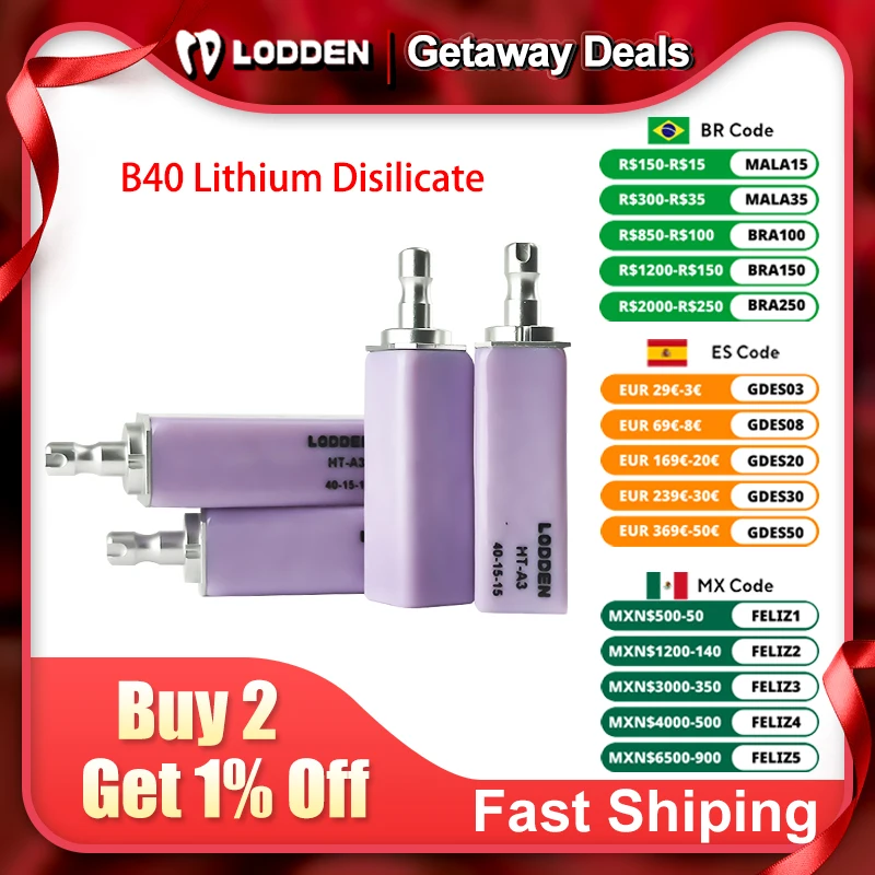 4pcs-Dental-Lithium-Disilicate-Blocks-B40-LT-HT-Dental-Lab-Glass ...