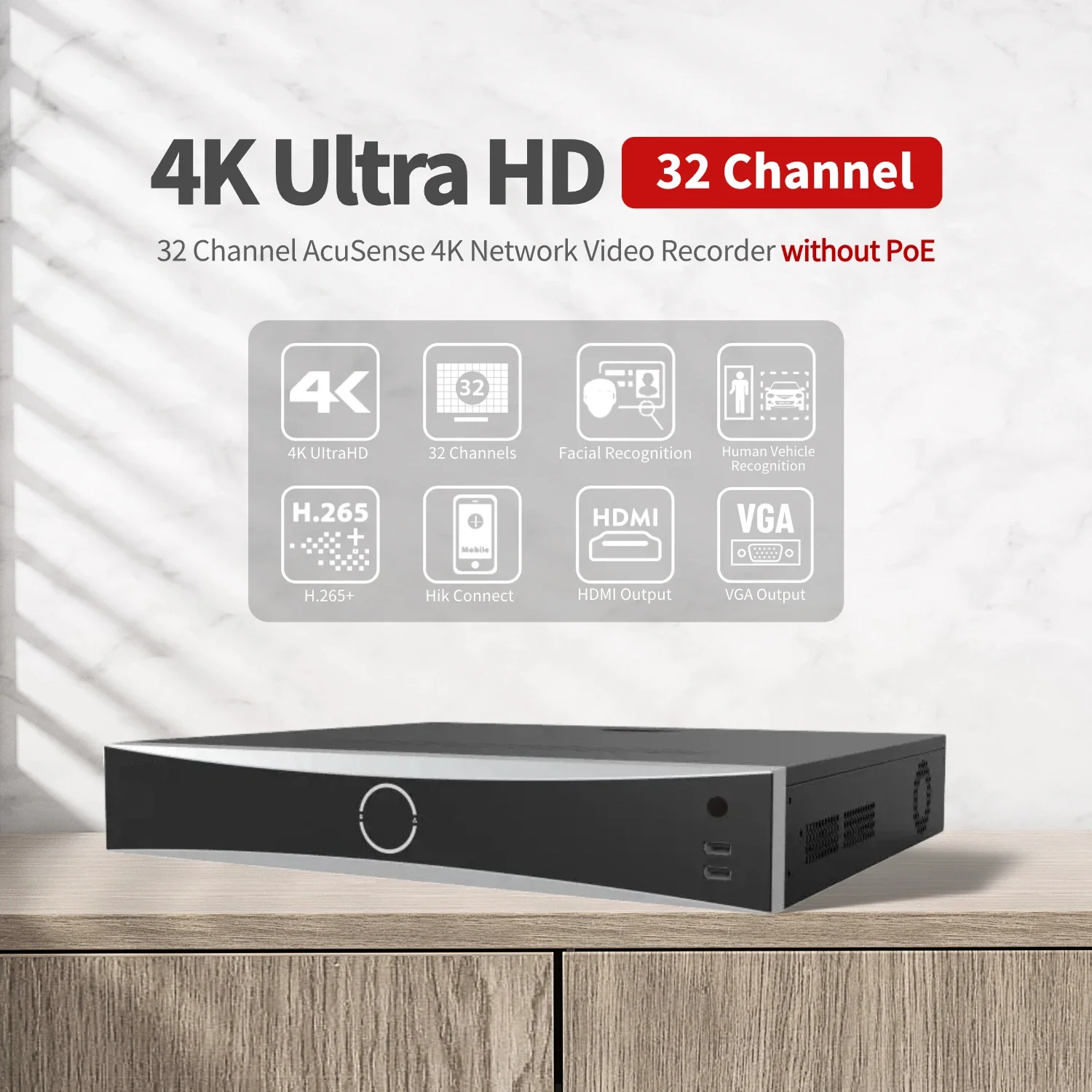 HIK DS-7732NI-K4 32-канальный 4K видеорегистратор | AliExpress