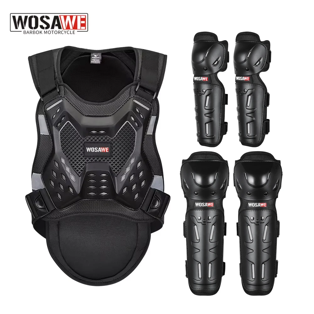 WOSAWE Motorcycle Armor Vest Racing Chest Protector Cycling Motocross ...