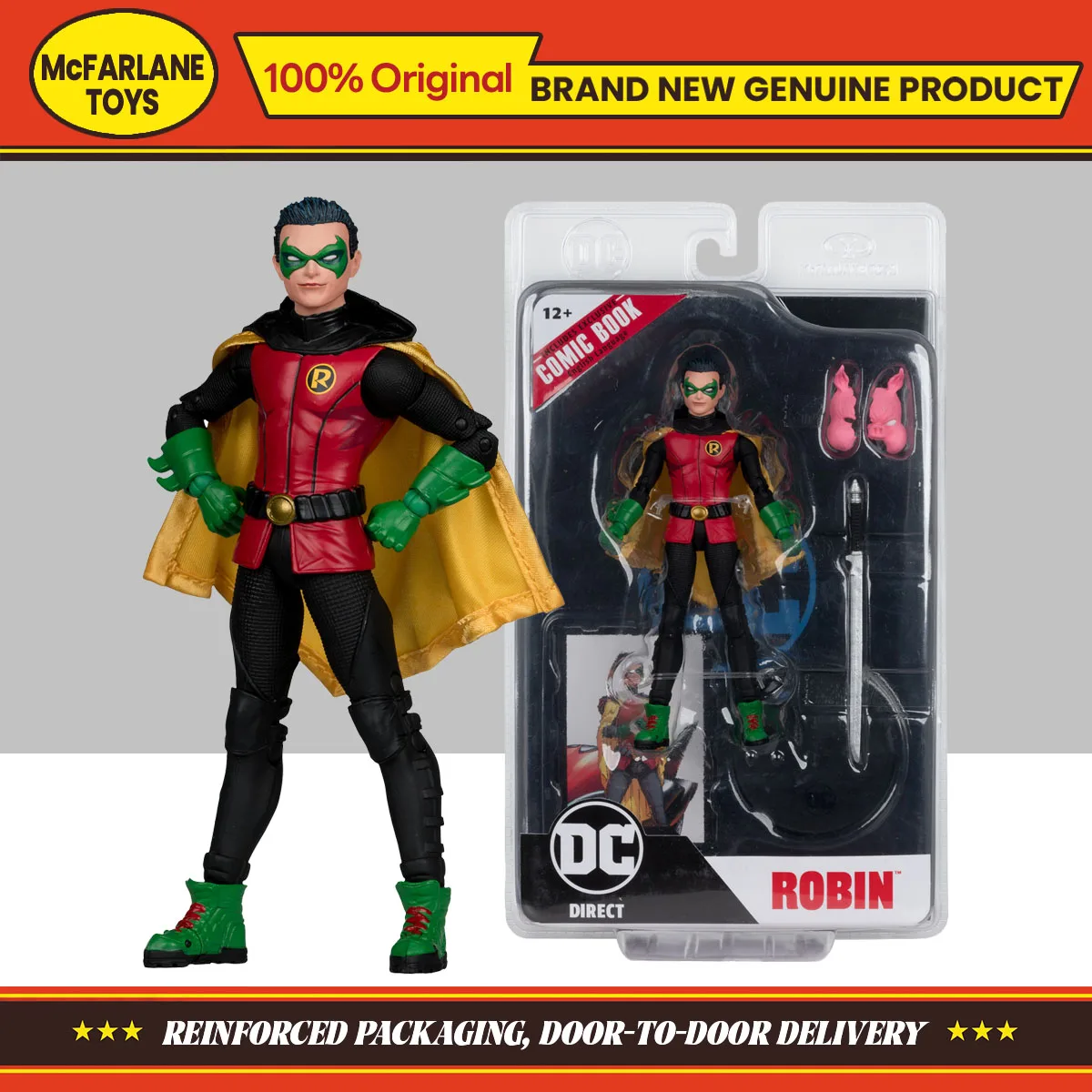 McFarlane-DC-Page-Punchers-Batman-Reborn-Robin-con-c-mic-7-pulgadas ...