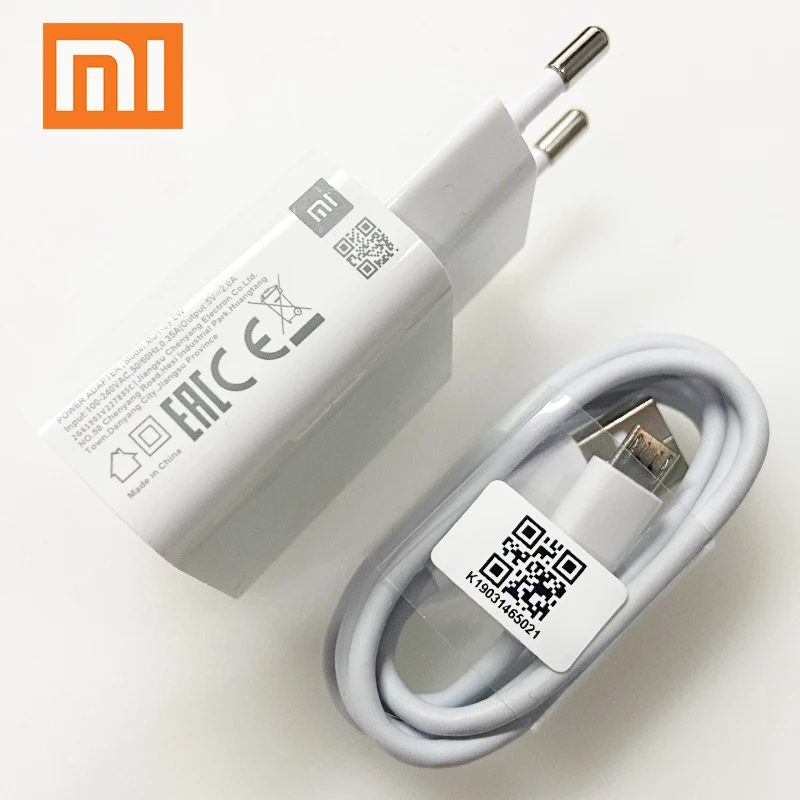 Mdy-09-ew Original Xiaomi Usb Carregador 5v 2a Ue Plug Adaptador Micro ...