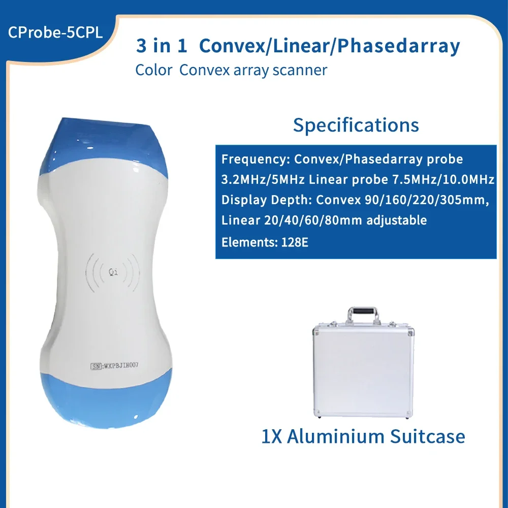 Cardiac-Ultrasound-Color-Linear-Array-phased-Array-128E-Wireless ...