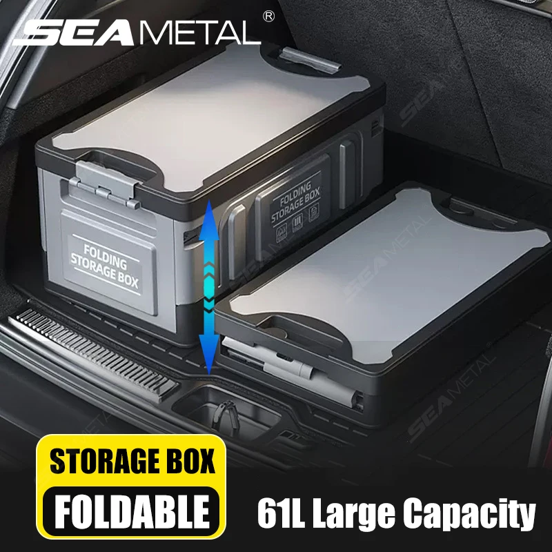 SEAMETAL-Heavy-Duty-Trunk-Organizer-Foldable-Portable-Car-Storage-Box ...