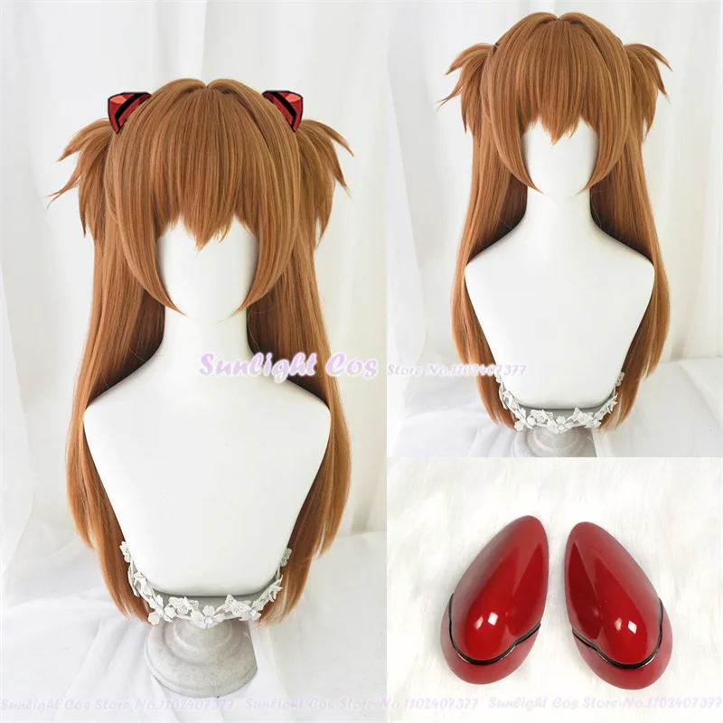 Asuka-Langley-Soryu-Peluca-de-Cosplay-de-Anime-EVA-peluca-larga-marr-n ...