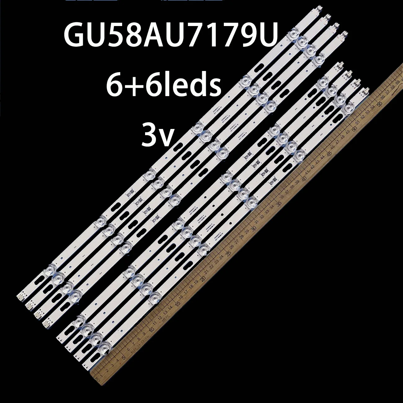 8pcs LED GU58AU7179U GU58TU7199U UA58AU7000S UA58AU7000U UA58TU7000K ...