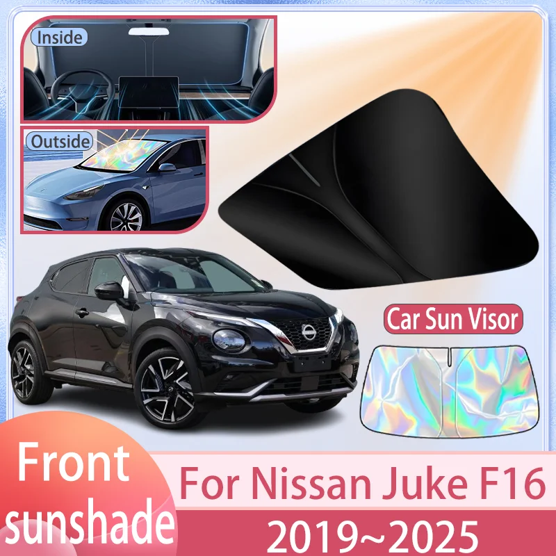 Car Sunshade For Nissan Juke F16 2019~2025 2024 2023 2022 2021 Front ...