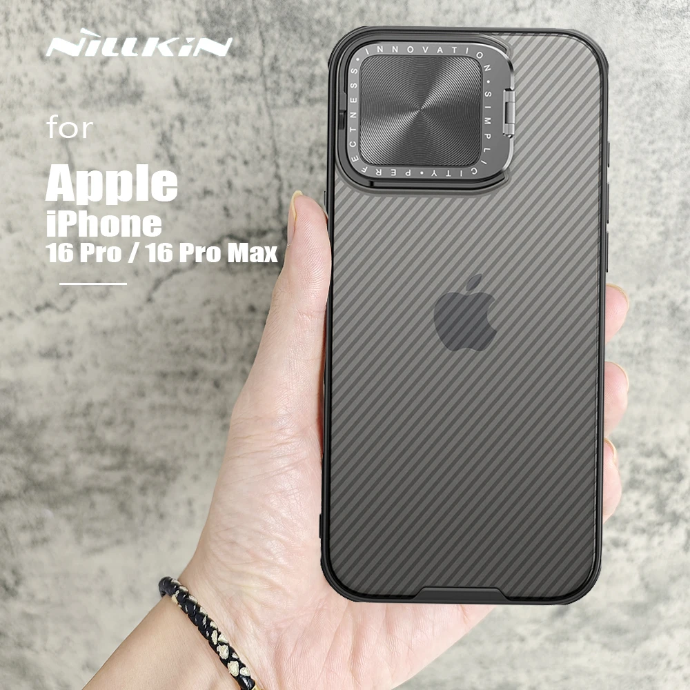 Nillkin-for-iPhone-16-Pro-Max-16-Pro-Case-CamShield-Prop-Clear-Blalck ...