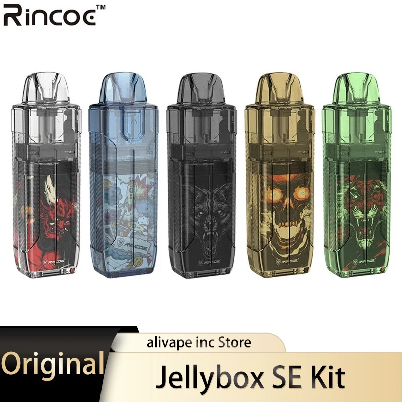 Original-Rincoe-Jellybox-SE-Pod-Kit-500mAh-Battery-13W-Vape-2-8ml-Pod ...