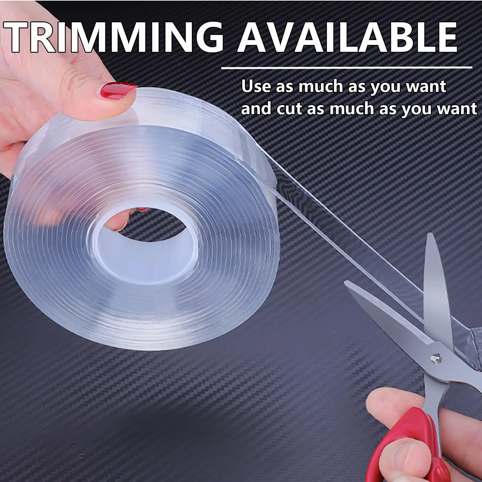 Extra-Strong-Double-Sided-Adesivos-Nano-Tape-Transparent-Reusable ...