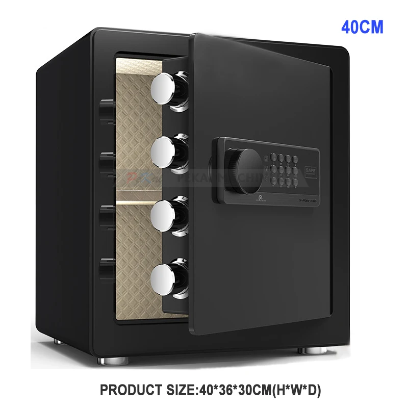 Electronic Password Safe 40cm Height Office Household Smart Fingerprint ...