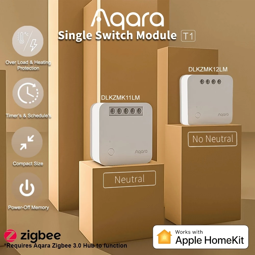 Aqara Switch module T1 Single Chiannel Relay Controller Wireless Zigbee ...