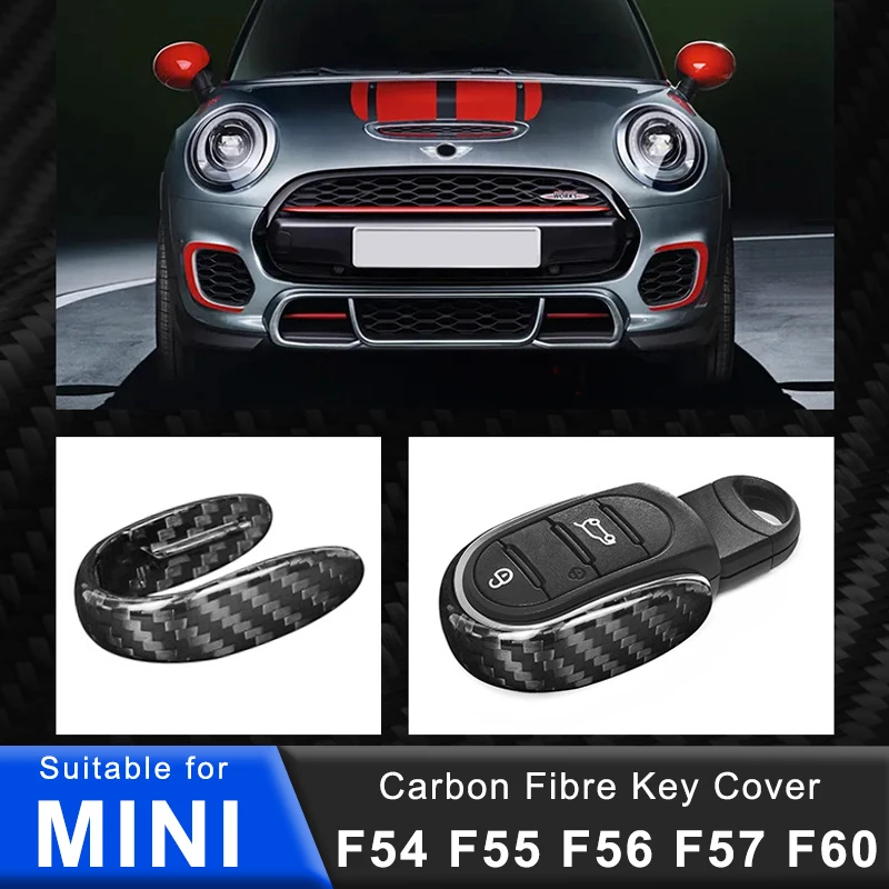 Car-Replacement-Key-Case-Carbon-Fibre-For-MINI-ONE-Cooper-S-JCW-F54-F55 ...