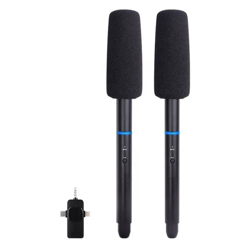 3-in-1-Wireless-Interview-Microphone-Handheld-Microphone-for-smartphone ...
