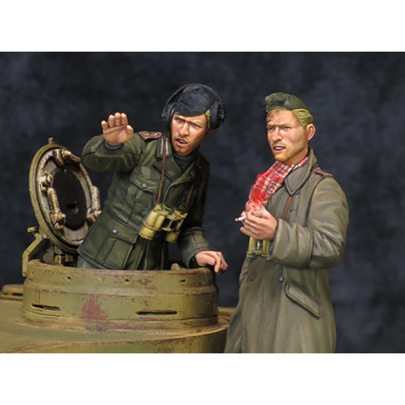 1-35-Scale-Die-cast-Resin-Figure-Character-Model-Assembly-Kit-2-People ...