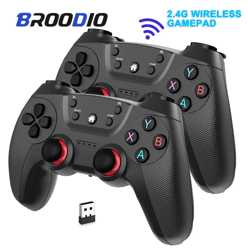 BROODIO-2-4-G-Controller-Gamepads-Android-Wireless-Joystick-For-PS3-PC ...