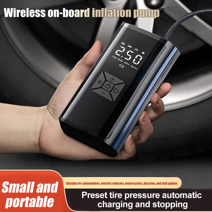 Car-Digital-Automatic-Tire-Inflator-Pump-150PSI-Electric-Wireless ...