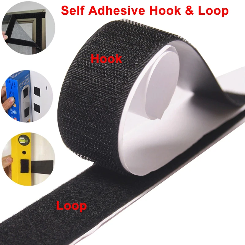 1M-Hook-Adhesive-Hook-and-Loop-Self-adhesive-Fastener-Tape-Hook ...