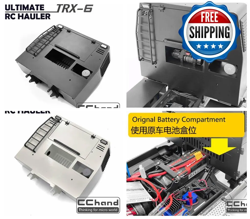 CChand Metal Equipment Box Set for TRX6 ULTIMATE RC HAULER TOY RC CAR ...
