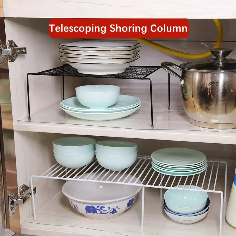 Iron-Kitchen-Storage-Rack-Closet-Shelf-Dish-Drying-Rack-Spice-Jars ...