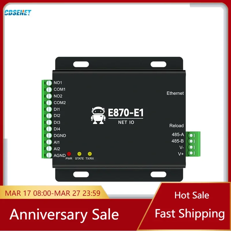Ethernet-Edge-Acquisition-Gateway-IO-Controller-RS485-4DI-2DO-2AI-CDSENET-E870-E1-Remote-Control ...