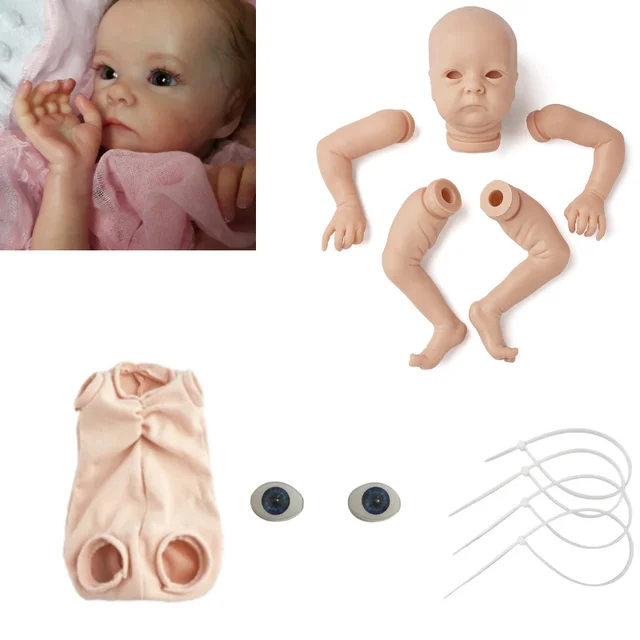 Bebe Reborn Kit Tink Vinyl Unpainted Unfinished Blank Reborn Doll Parts ...