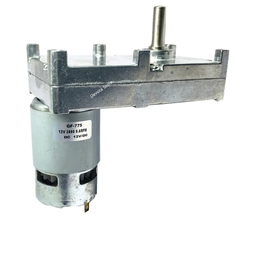 Strong GF 775 DC Gear Motor 6V 12V 24V 1RPM 24RPM Torque Metal General ...