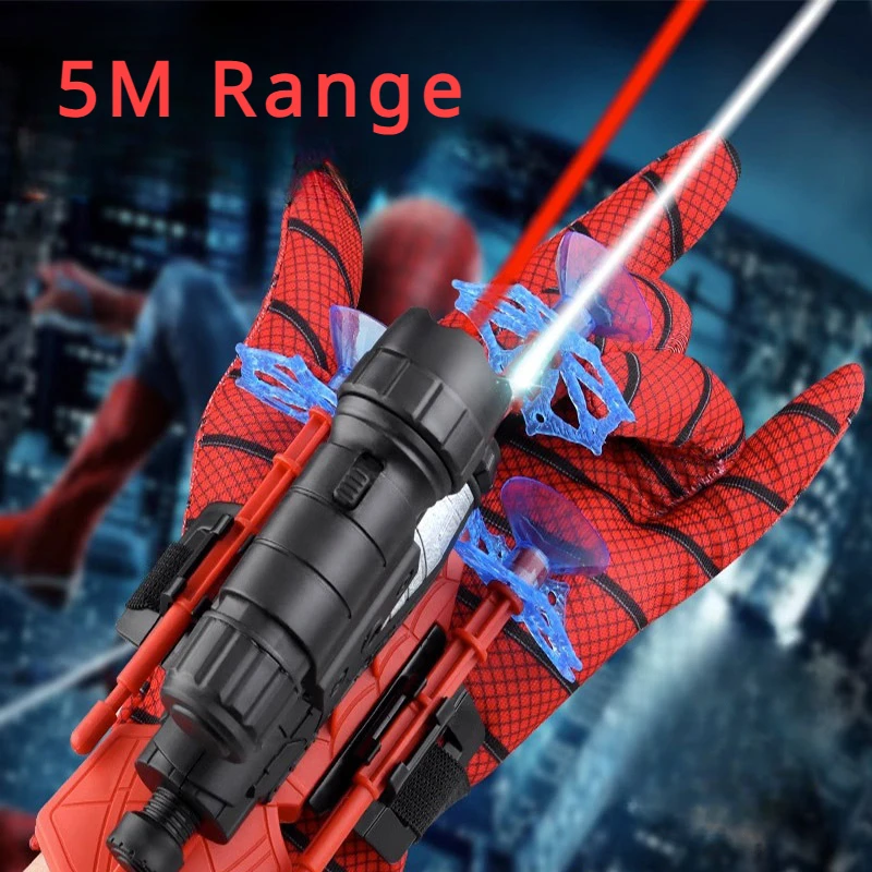 New-SpiderMan-Wearable-Gloves-Soft-Bullet-Emitter-Marvel-Movies-Toy-Gun ...