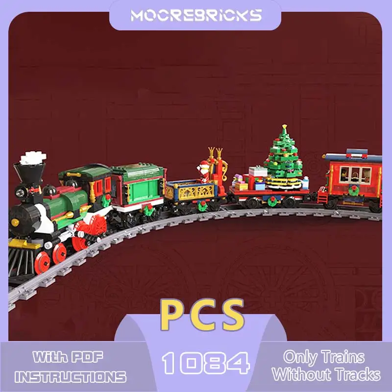 Popular Bricks MOC Winter Christmas Motorized And Improved Christmas ...