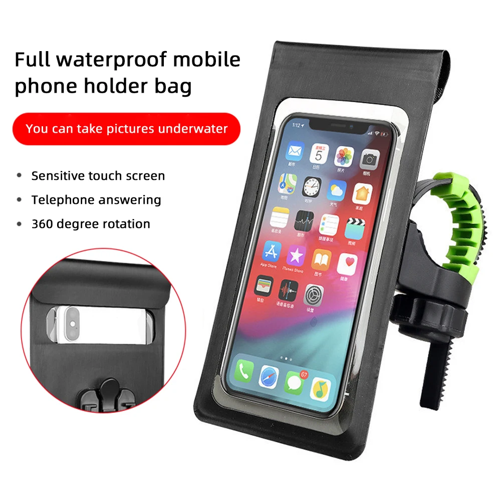 360-Rotation-Waterproof-Bicycle-Phone-Bag-Case-Touch-Screen-Bike ...