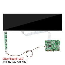Original BOE 12.6 Inch NV126B5M-N42 NV126B5M 1920x515 SRGB TFT Touch Lcd Display Screen With ...