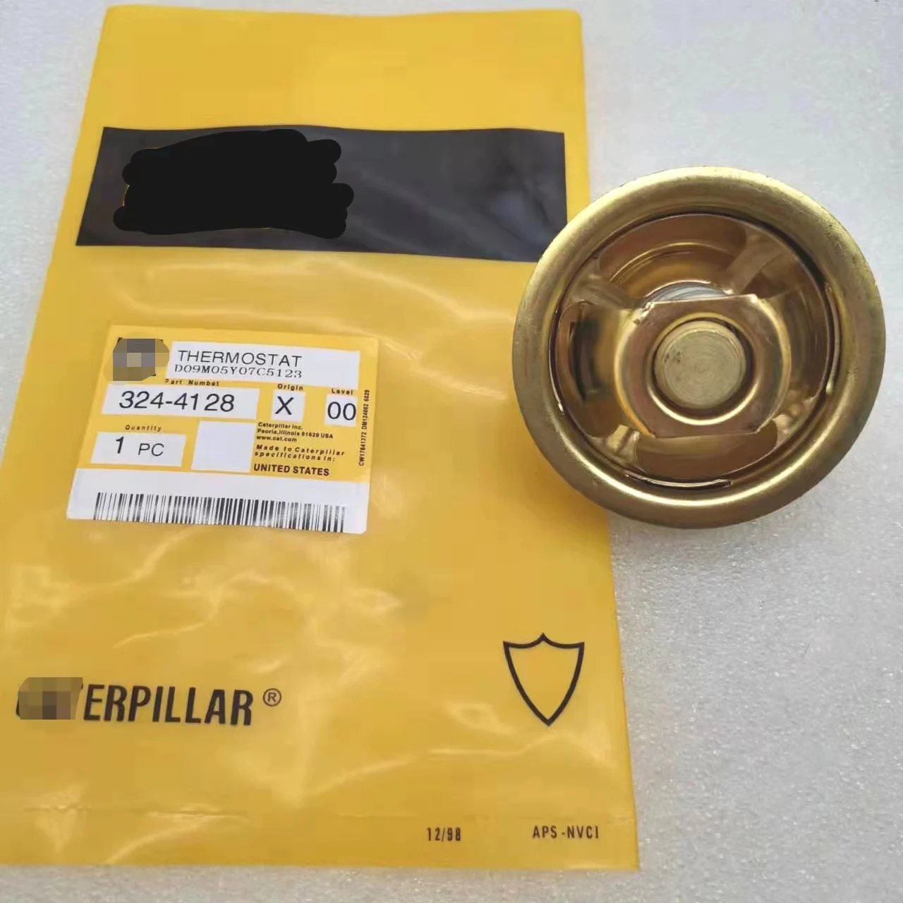 Regulador-de-termostato-de-motor-C6-4-3244128-324-4128-para-excavadora ...