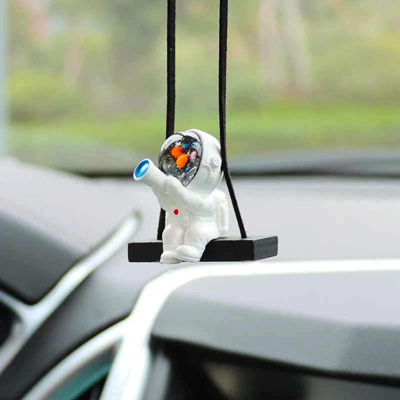 JSNY-Swing-Astronaut-Car-Pendant-Car-Rearview-Mirror-Hanging-Ornaments ...