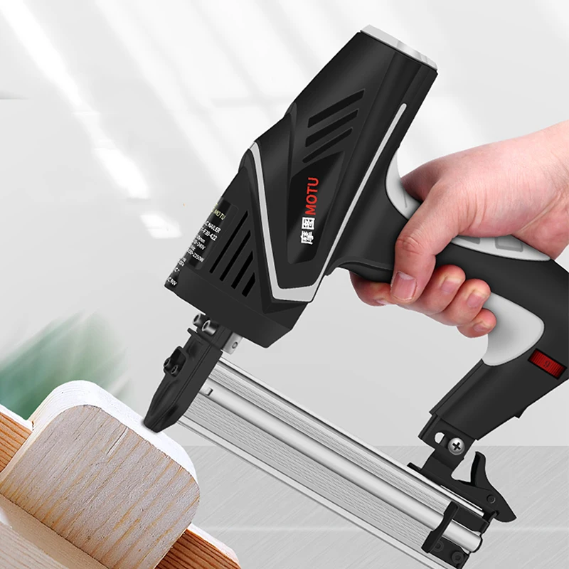 Electric-Pneumatic-Nail-Gun-Woodworking-Dual-Purpose-Adjustable-Force ...