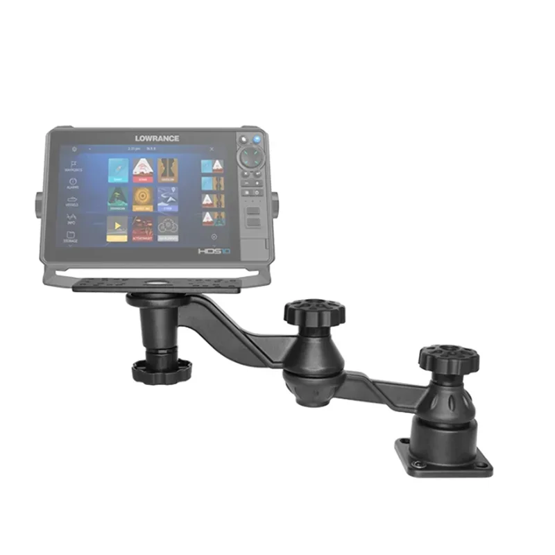 Marine Electronic Horizontal 12" Swing Arm Mount with Pivot Plate ...