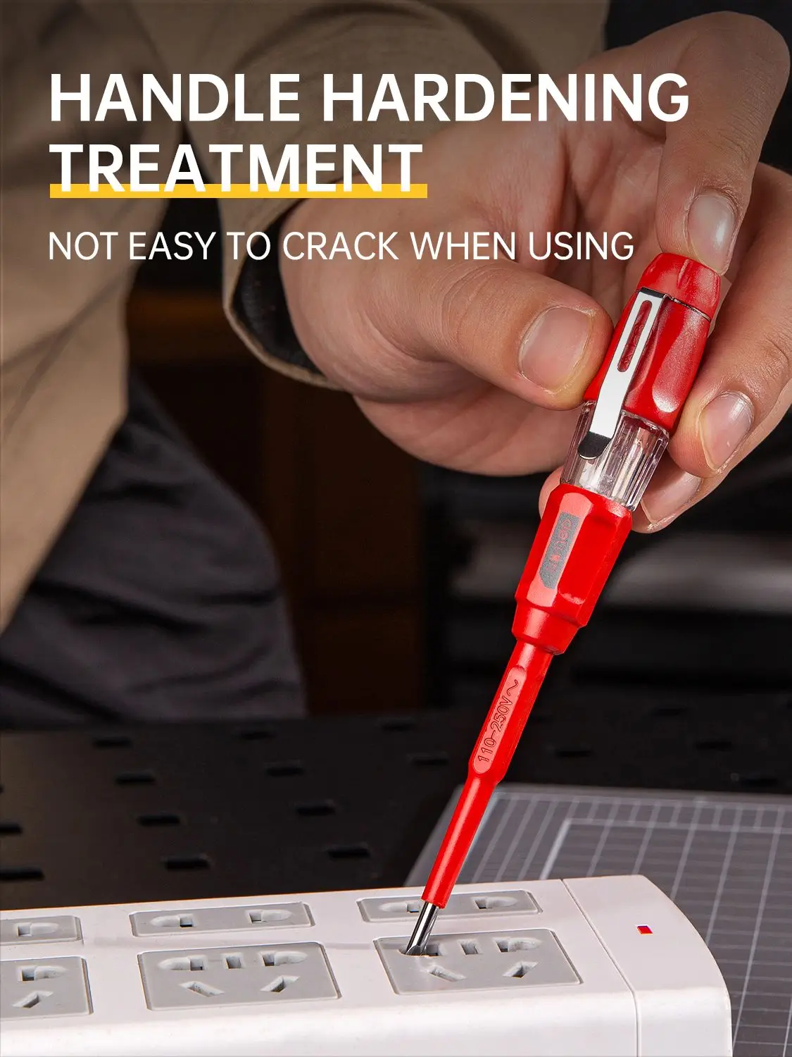 Electrical Tester Pen Voltage Indicator Test Pencil Tester Screwdriver ...