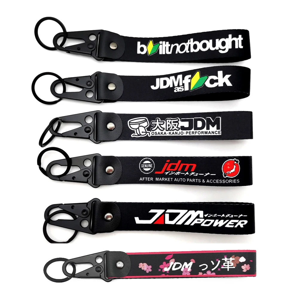 New-Jdm-Style-Car-Keychain-OSAKA-JDM-Gift-Lanyard-Keyring-Auto-Key ...