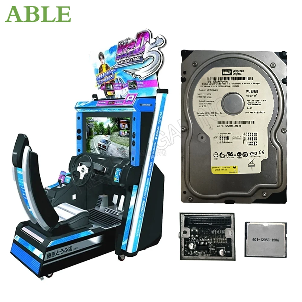 Initial-D-5-Arcade-Stage-HDD-CF-Card-con-gafas-disco-duro-de-juego ...
