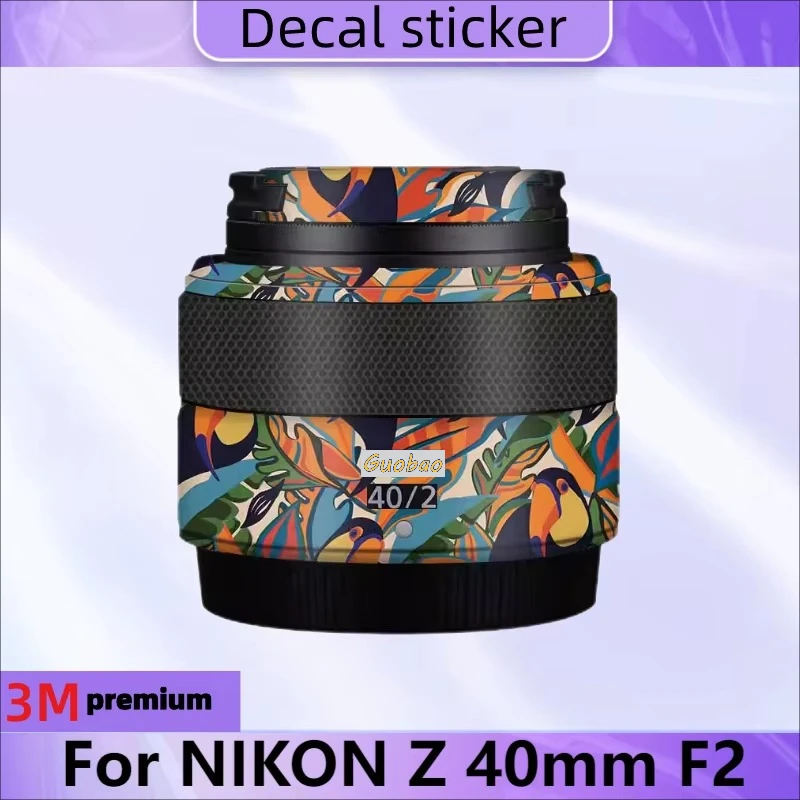 For NIKON Z 40mm F2 Lens Sticker Protective Skin Decal Vinyl Wrap Film ...