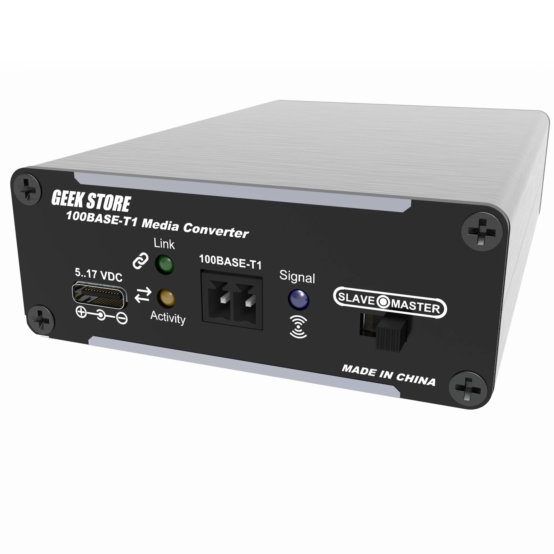 100Base T1 Fast Ethernet Converter to RJ45 Standard Ethernet ...