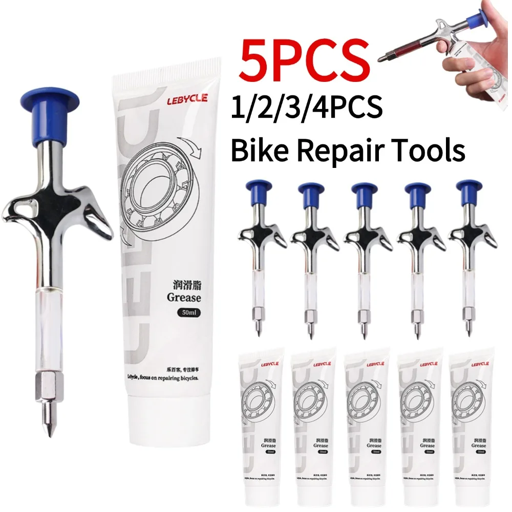 Bicycle Aluminum Grease Gun Aluminum Alloy MTB Bike Ball Bearing Hub ...
