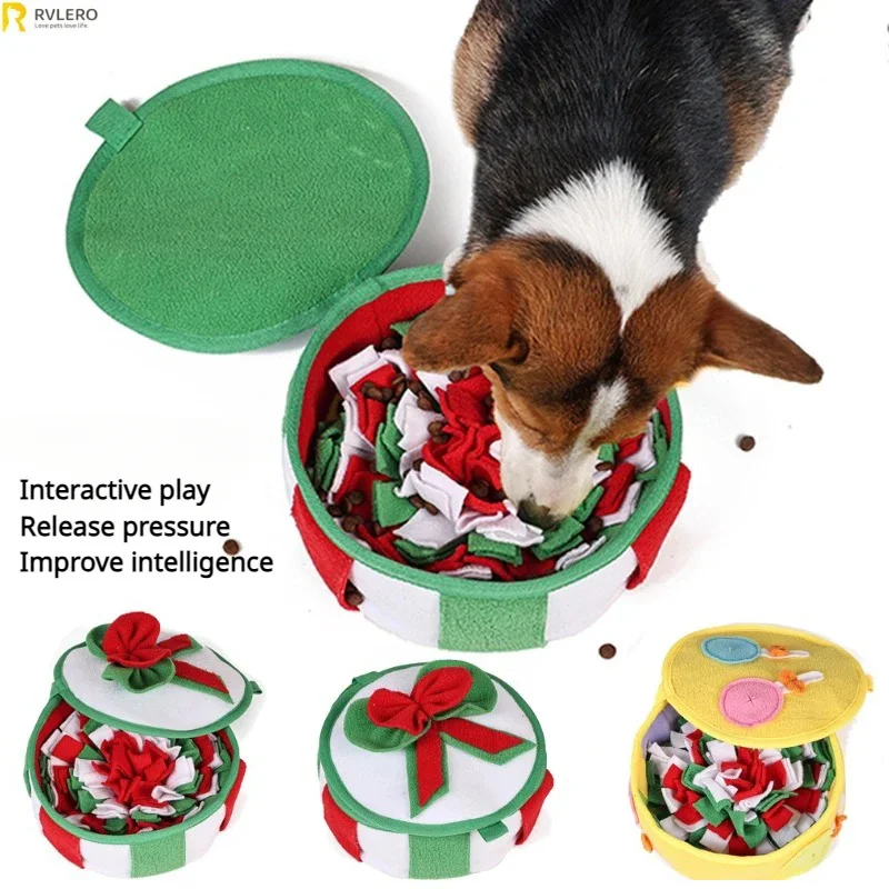 Dog Sniffing Pad Slow Food Box Training Sniff Mat Dogs Release Stress ...