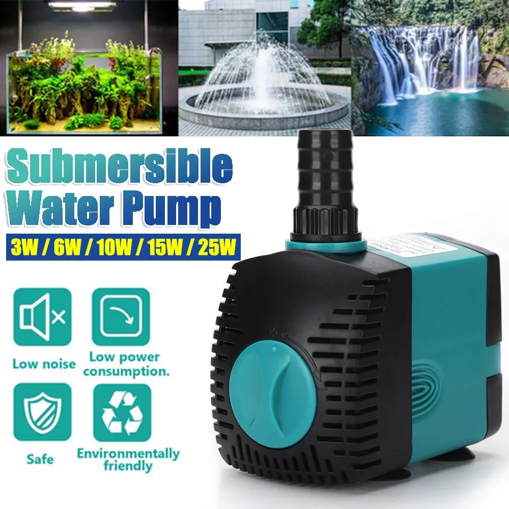 Aquarium-Water-Pump-Submersible-Side-Suction-Pump-For-Fish-Tank-Water ...