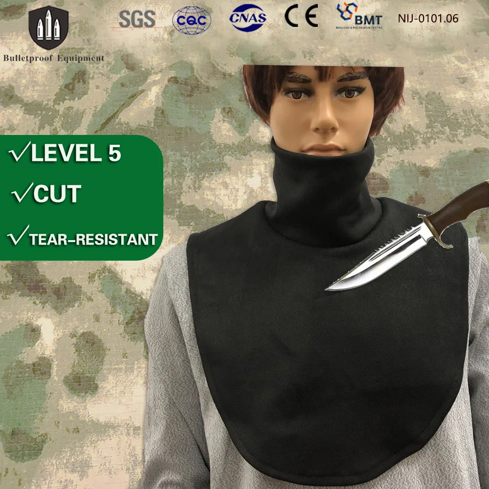 EU EN388 CE Level 5 Multi-functional Cut-resistant Neck Protection ...