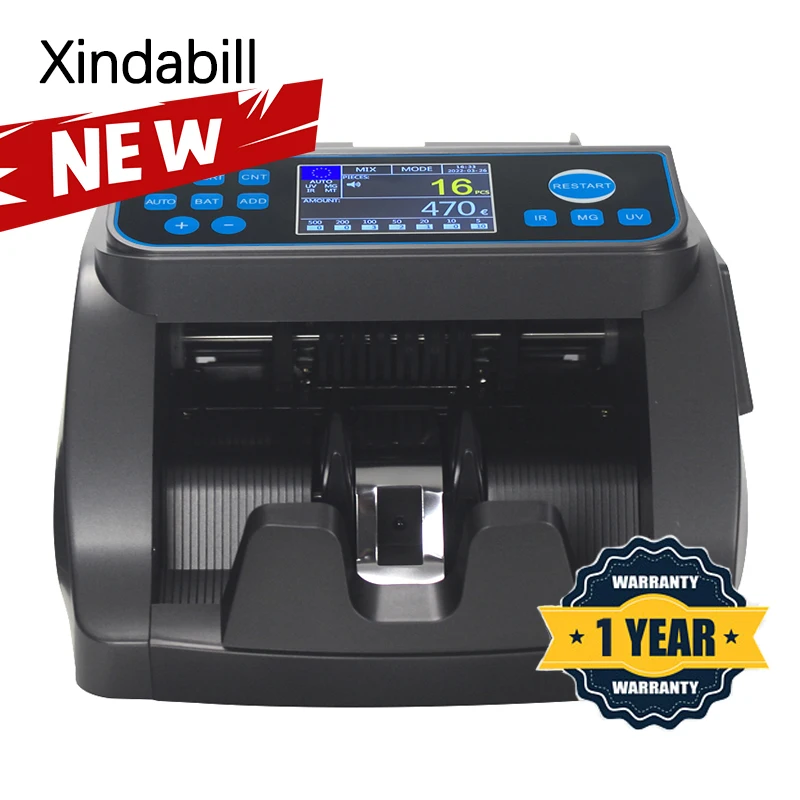 Euro value money counting machine fake money detector Bill counter faux ...