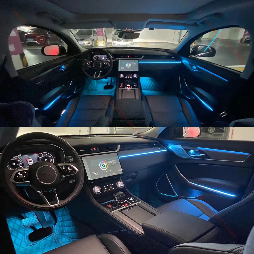 Jaguar Xf Interior At Night