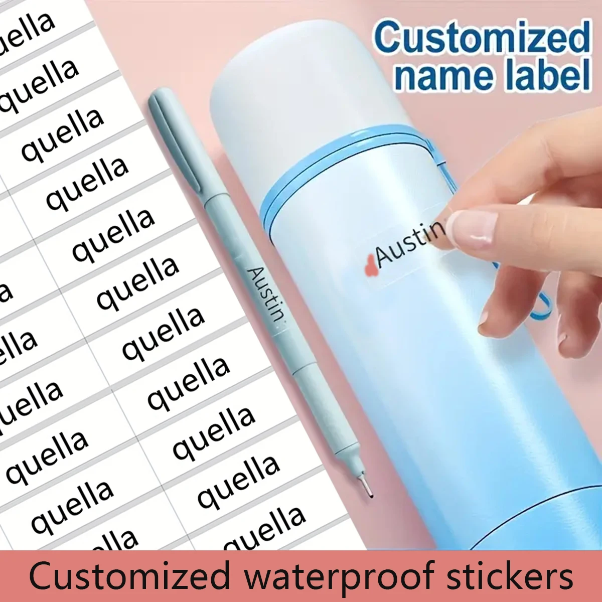Personalized-Label-Stickers-Custom-Name-Stickers-for-Water-Bottles-Cups ...