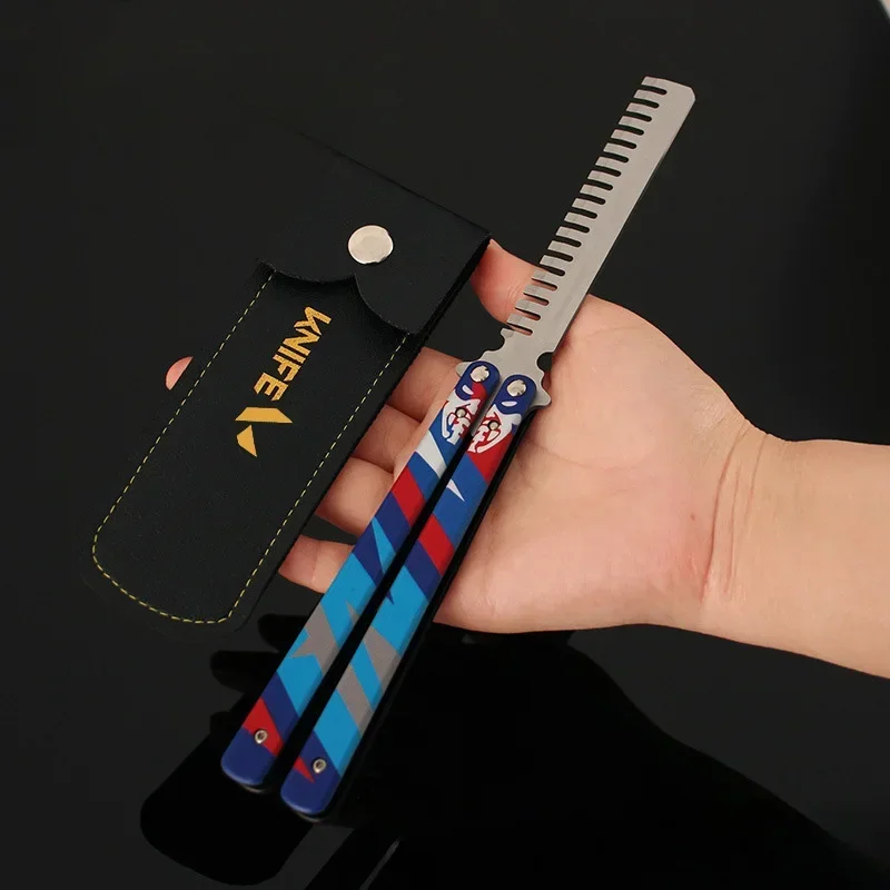23cm-Valorant-Weapon-Yoru-s-Stylish-Butterfly-Comb-Melee-Game-Metal ...